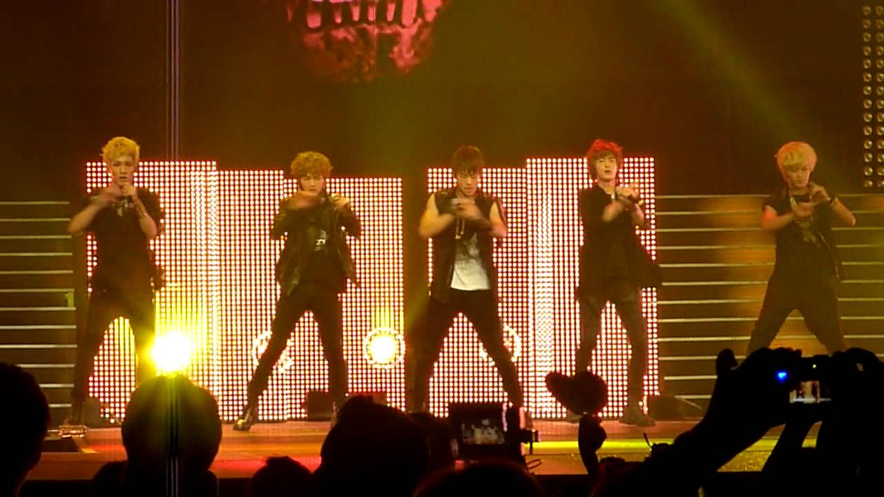 SHINee sings Lucifer KPop Masters Billboard November 26, 2011 - YouTube