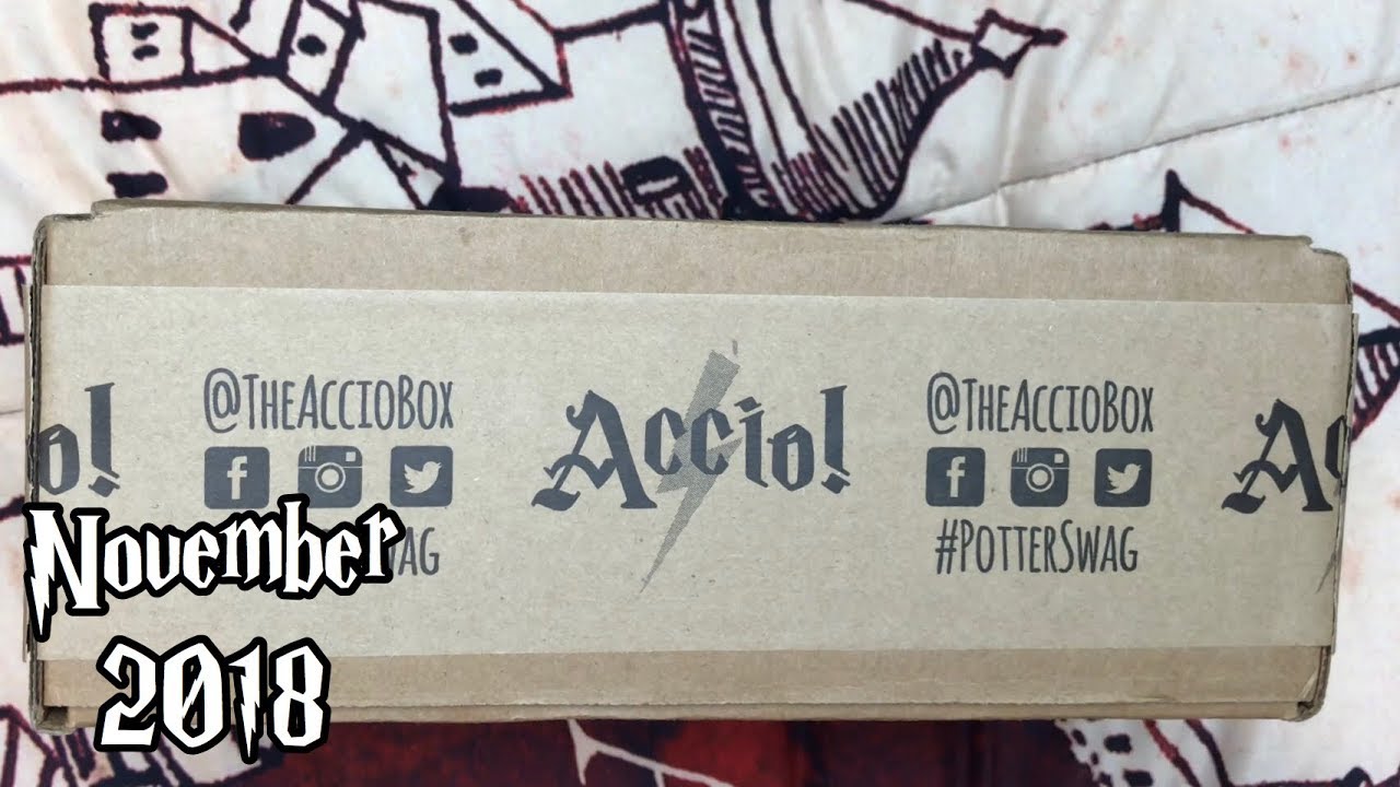 November 2018 Accio! Box Unboxing | Harry Potter - YouTube