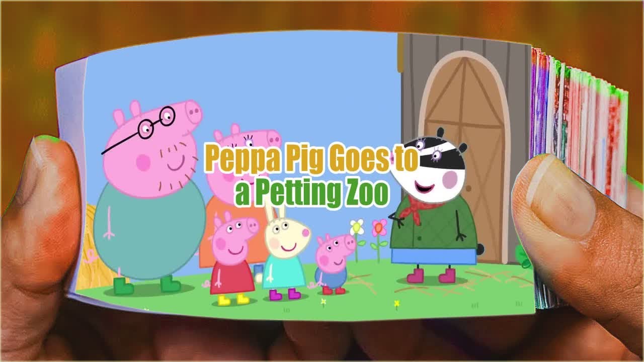 Peppa Pig Goes to a Petting Zoo - YouTube