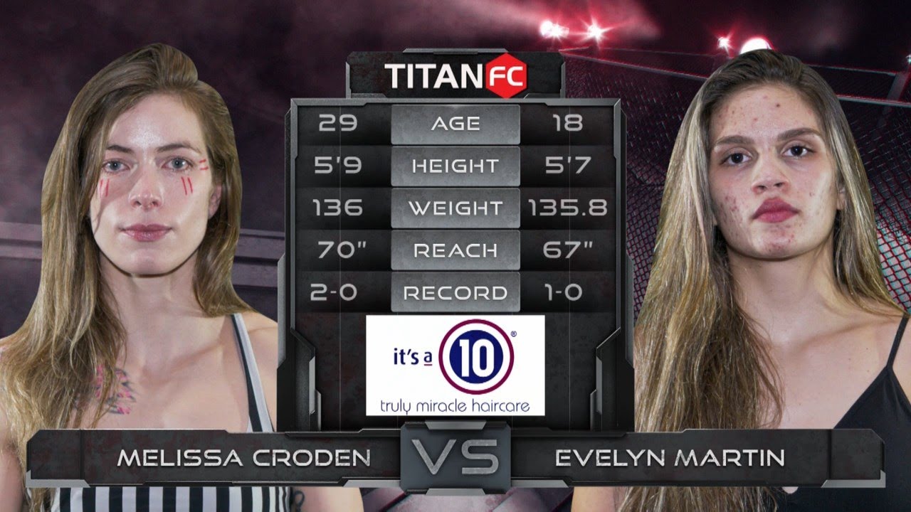 Evelyn Martins vs Melissa Croden - YouTube