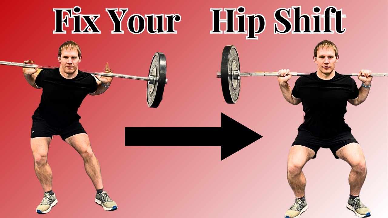 Fixing The Hip Shift | Improve Squat Technique - YouTube