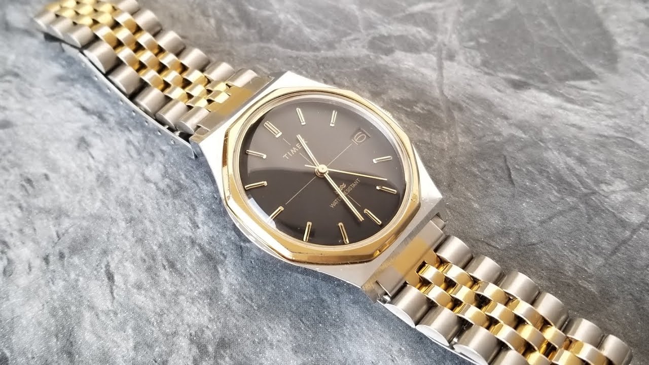Serviced 1985 Timex Men's Vintage Manual Wind Watch Black Dial New ...