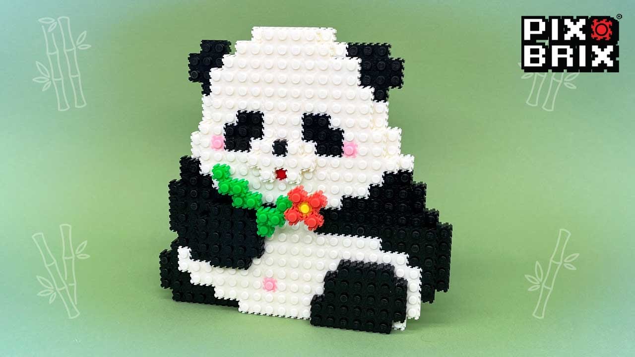 Panda - Pix Brix Instructions - YouTube