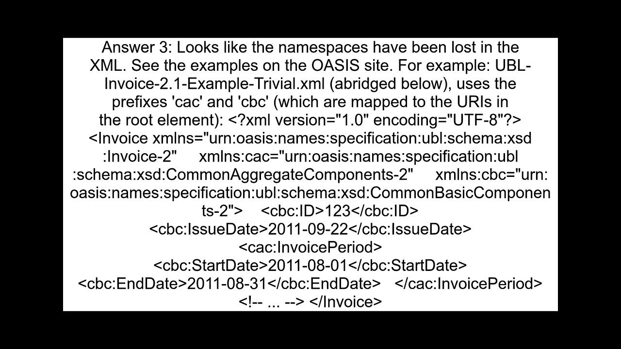 Schema validation failed XML does not comply with UBL 2 1 standards in line with ZATCA ...