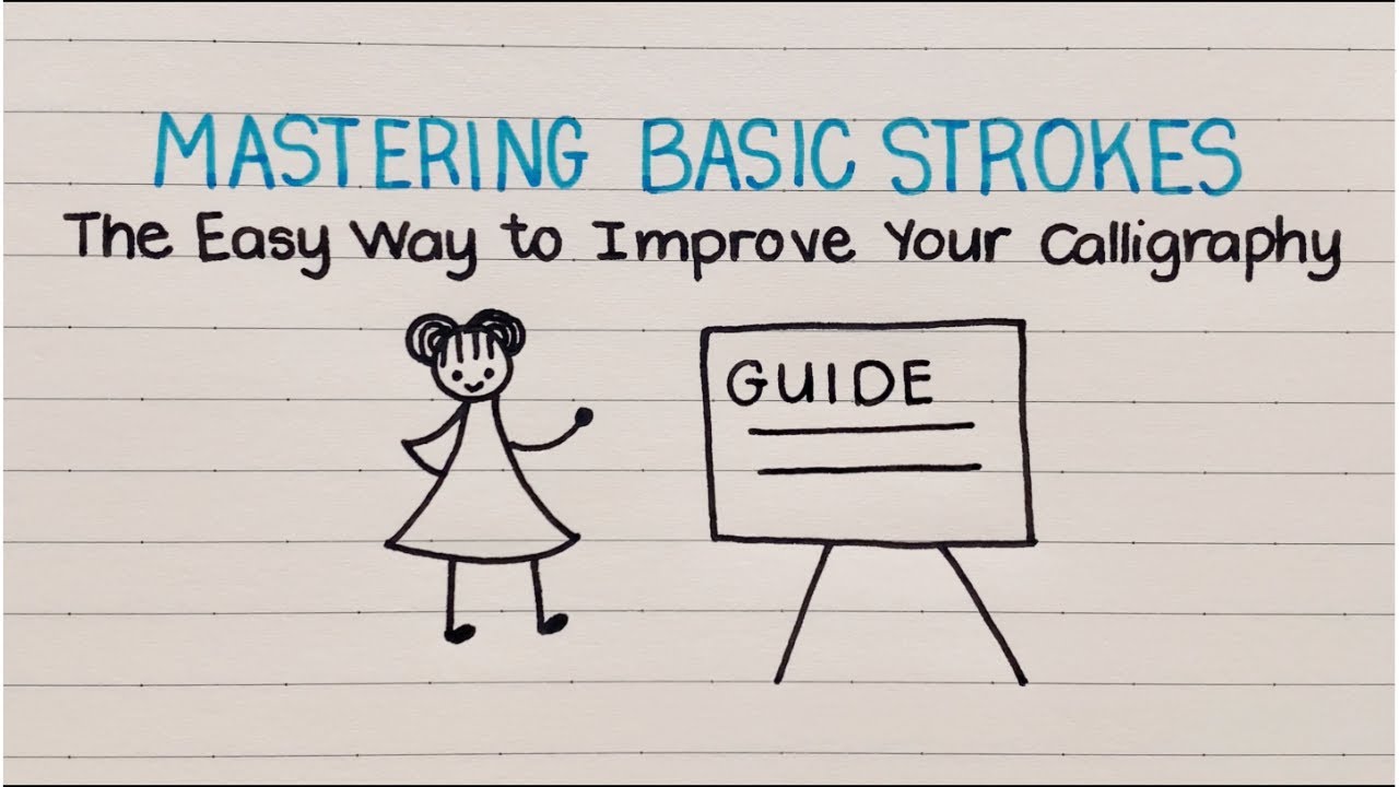 8 Basic Calligraphy Strokes - The Easy Way to Improve Your Calligraphy ...