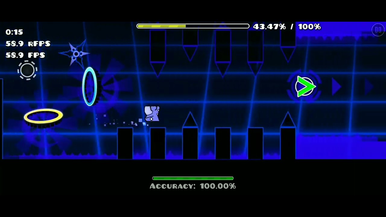 Space (Geometry Dash) Level By me - YouTube