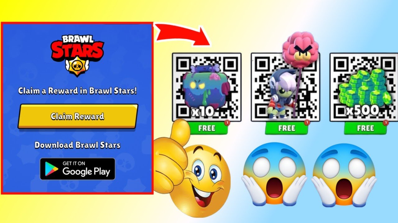 FREE! 25x DEAD BOX AND GUS SKIN QR CODE 🥳 | BRAWL STARS QR CODES 2024 🎁 ...