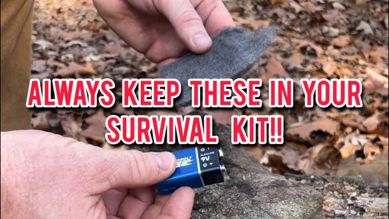 The easiest way to start a fire without a lighter or matches - YouTube