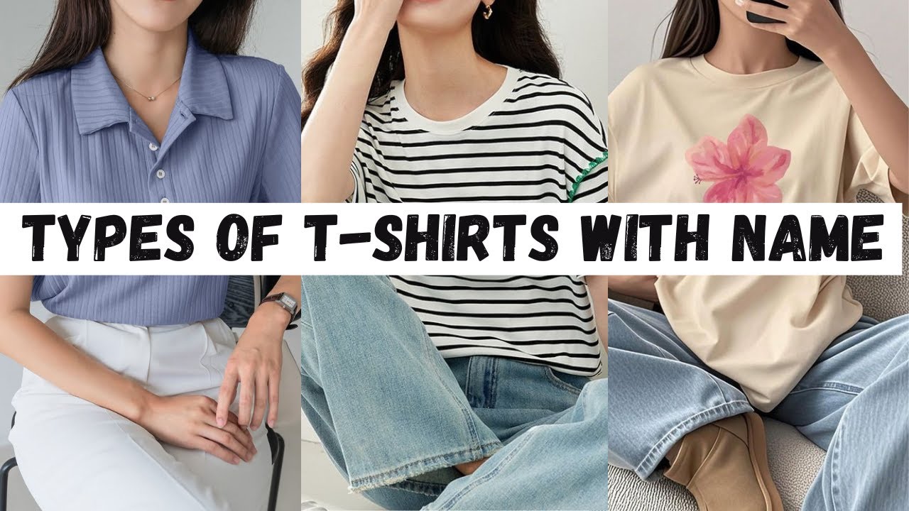 Types of T-Shirt with Name for Girls || Fashionable Blog - YouTube