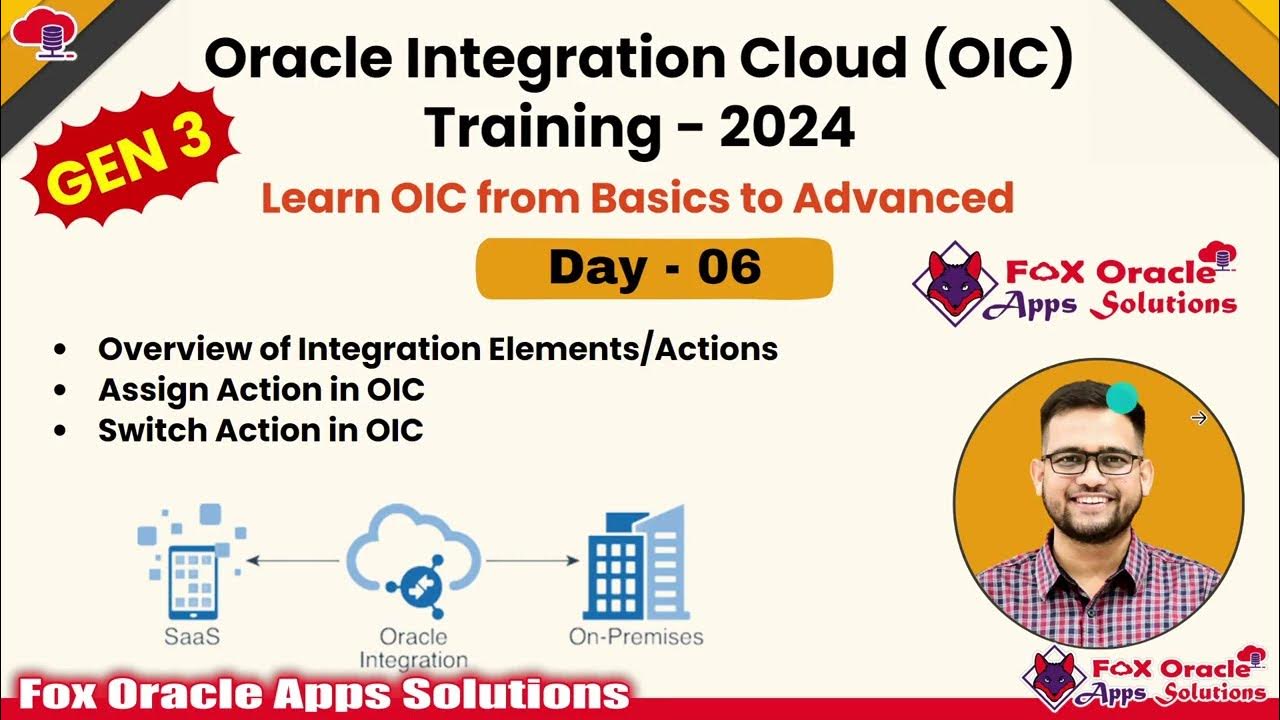 Day 6 Oracle Integration Cloud (OIC) Training: Integration Canvas, Assign & Switch Actions ...