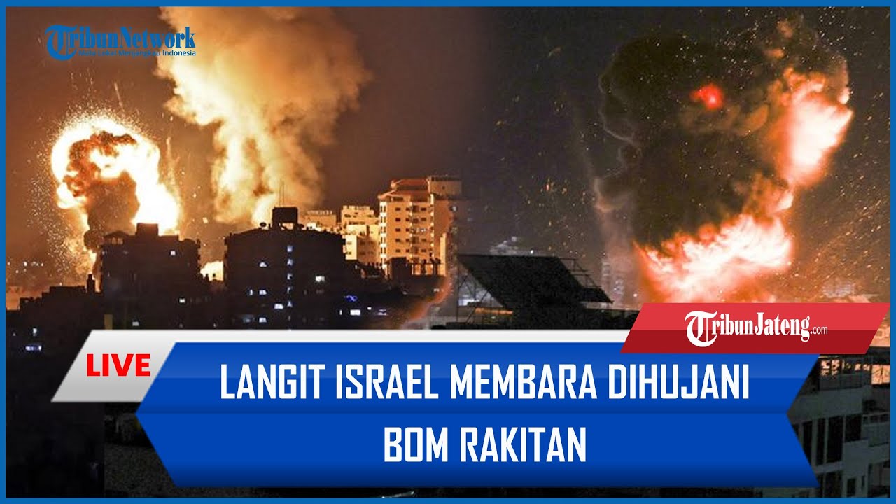 🔴 Langit Israel Membara Dihujani Bom Rakitan | 40 Rudal Rusia Tembus ...