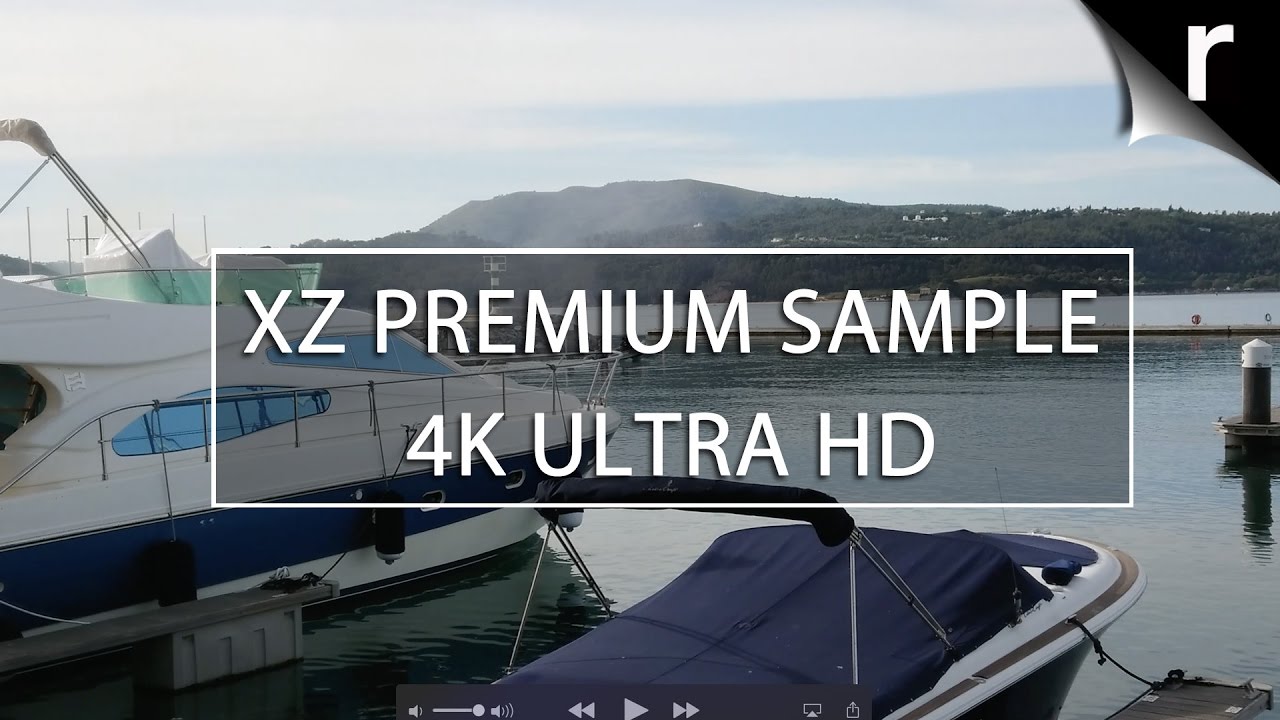 Sony Xperia XZ Premium camera 4K video sample - YouTube