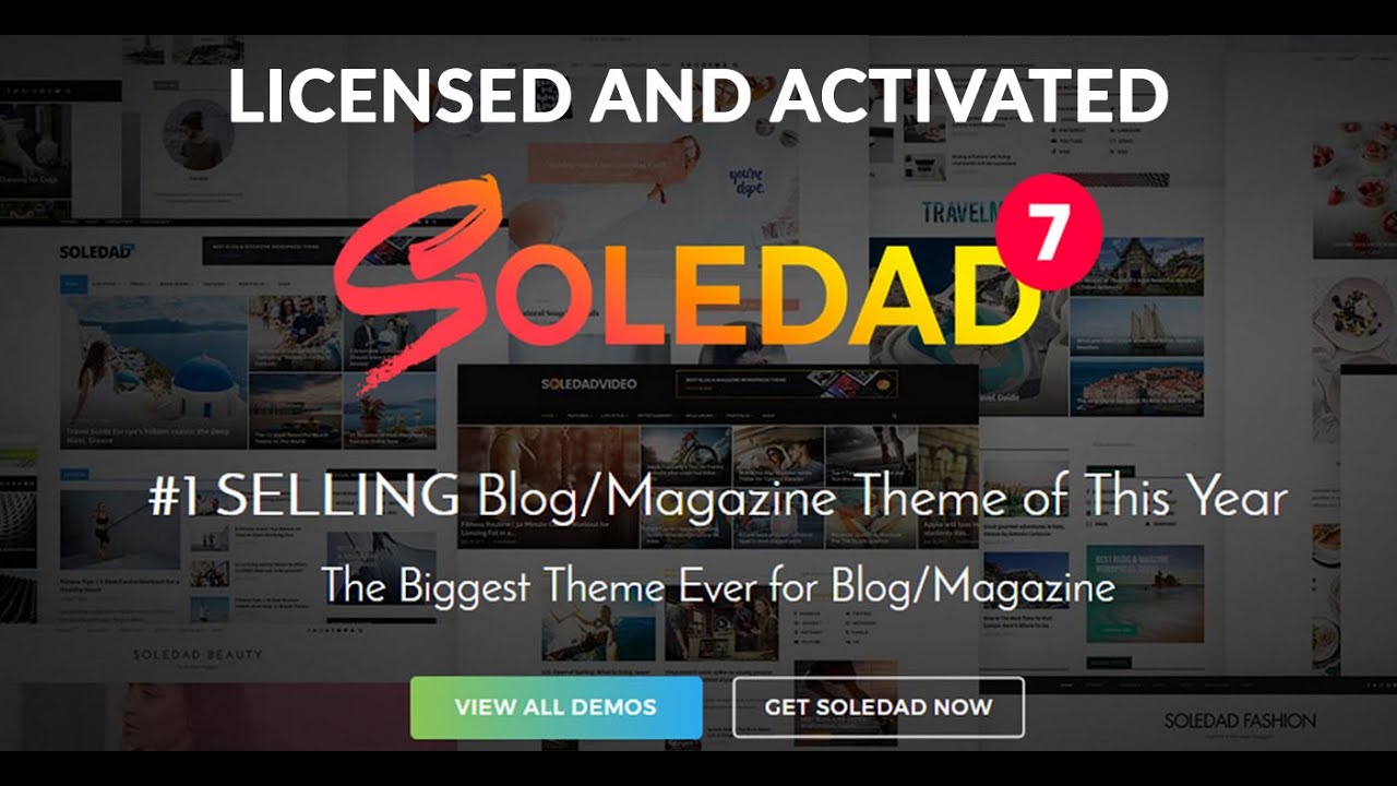 How To Install Soledad Theme in WordPress | Download Premium Soledad ...