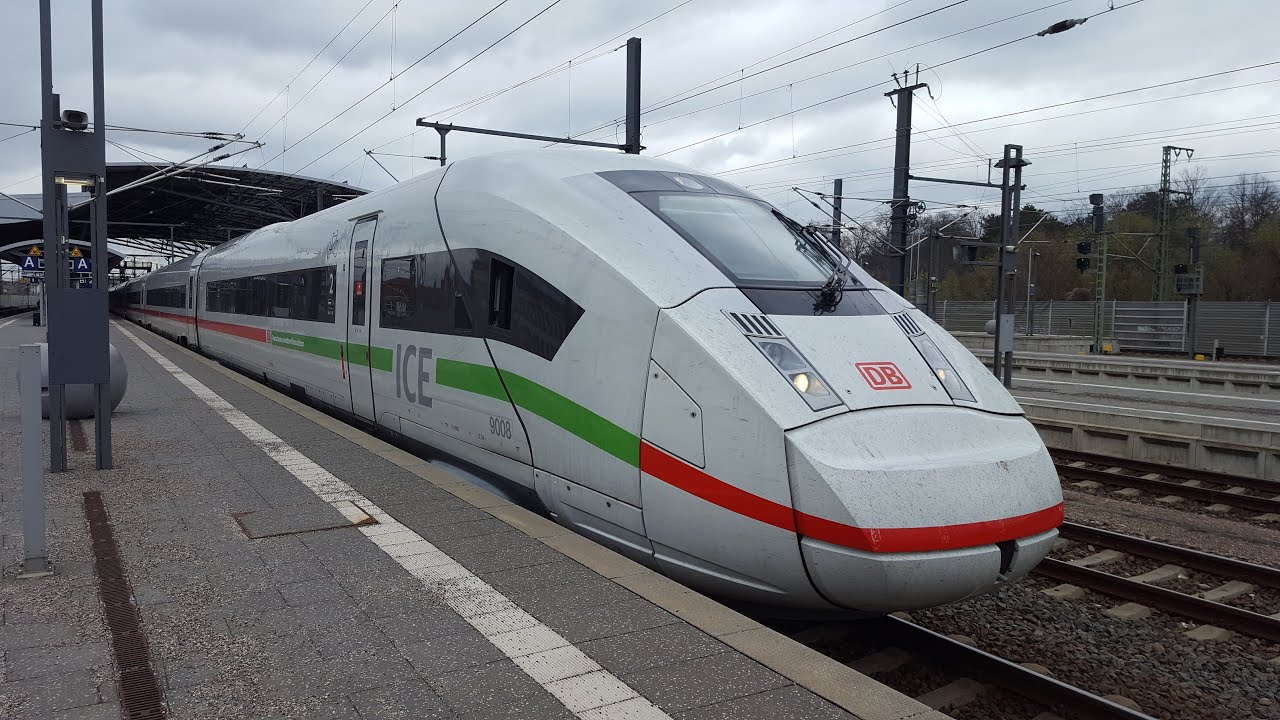 International ICE 4 in Erfurt Hbf: ICE373 Interlaken Ost - YouTube