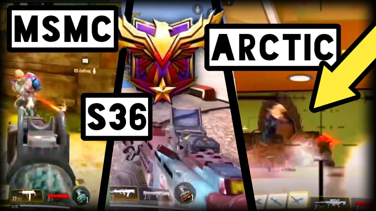Legendary rank S36 + MSMC + Arctic // COD MONTAGE #2 // [COD Mobile ...