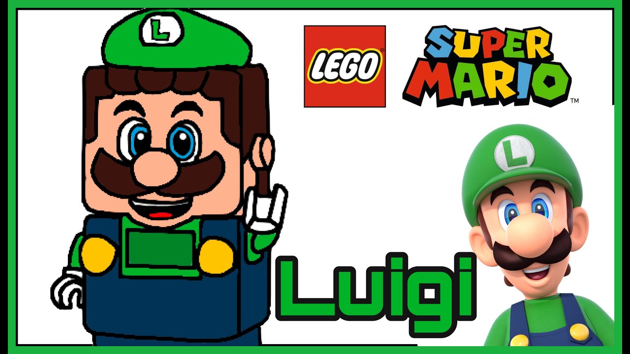 LEGO Super Mario Bros. LUIGI CMF! - YouTube