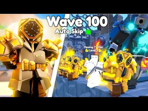 NEW GOLDEN FUTURE LARGE CLOCKMAN IN ENDLESS I GOT WAVE 170? | Toilet ...