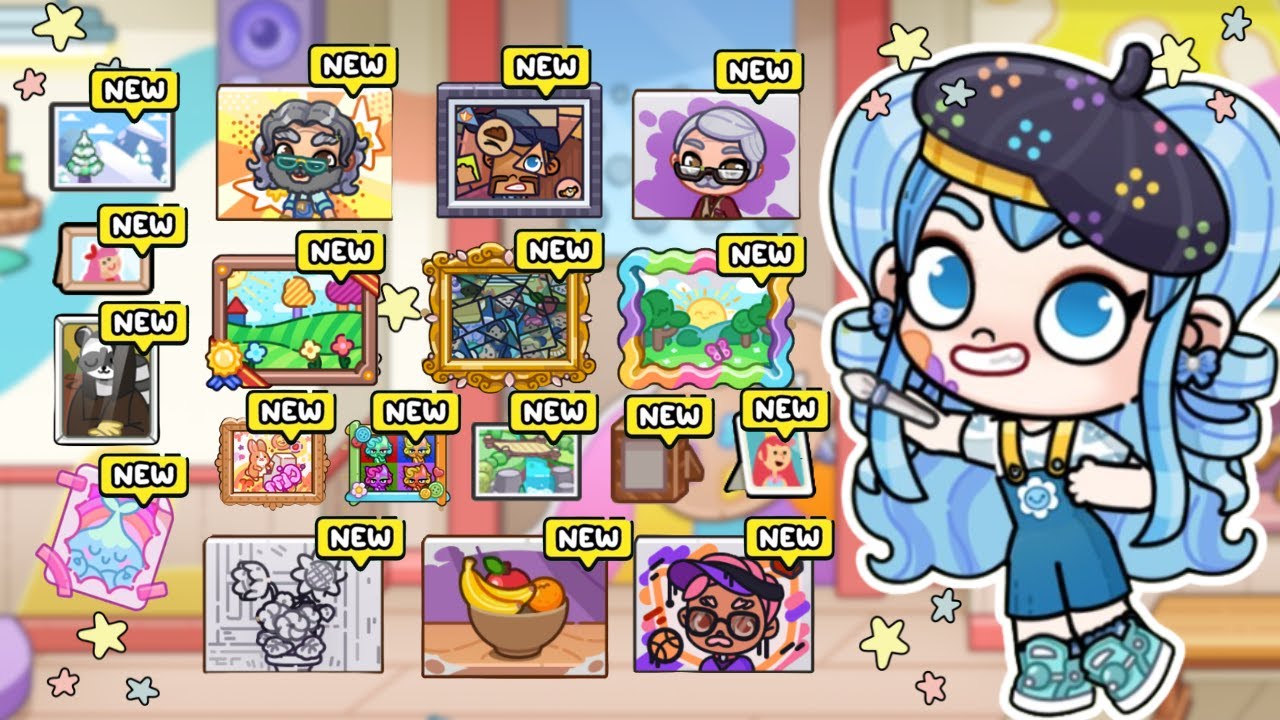 ALL PAINTING! NEW SECRETS COLLECTION 😍 AVATAR WORLD - YouTube