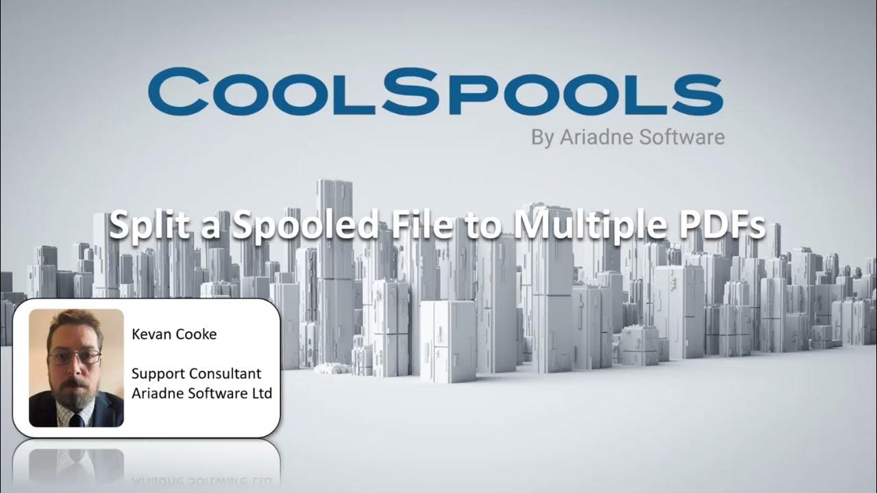 Split an IBM i spooled file to multiple PDFs - YouTube