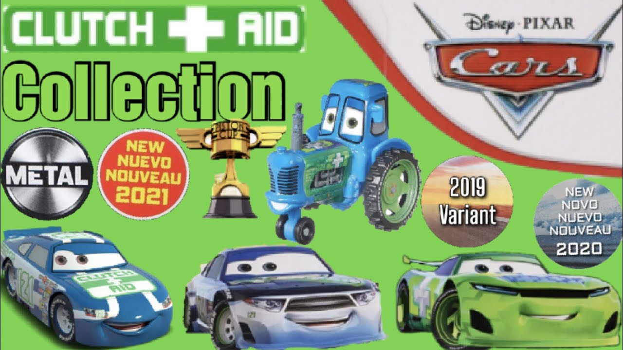 Mattel Disney Pixar Cars Diecast Clutch Aid Team Collection - YouTube