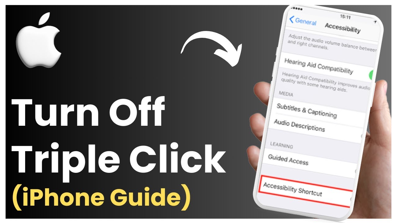 How To Turn Off Triple Click On iPhone ! - YouTube