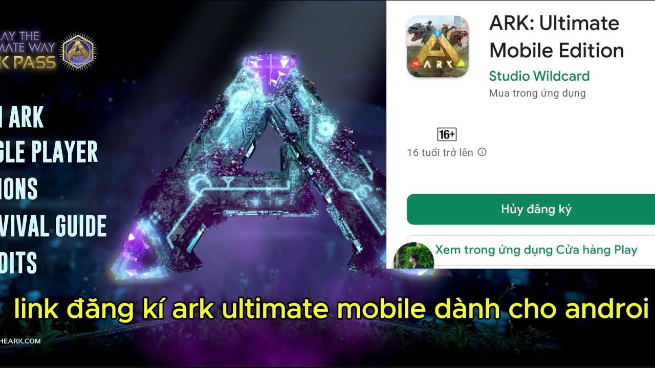 HƯỚNG DẪN ĐĂNG KÍ BẢN CHÍNH THỨC ARK ULTIMIATE MOBILE HOÀN TOÀN MIỄN ...