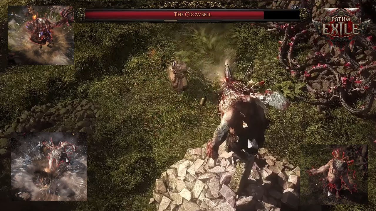 PoE2 - Act 1 Boss (11) - The Crowbell (Sorceress) - YouTube