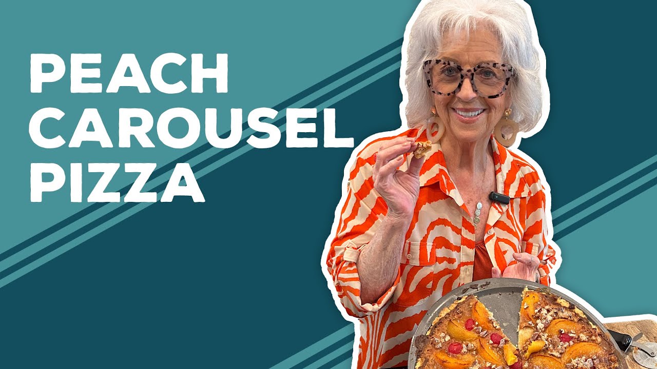 Love & Best Dishes: Peach Carousel Pizza Recipe | Summer Dessert Ideas ...