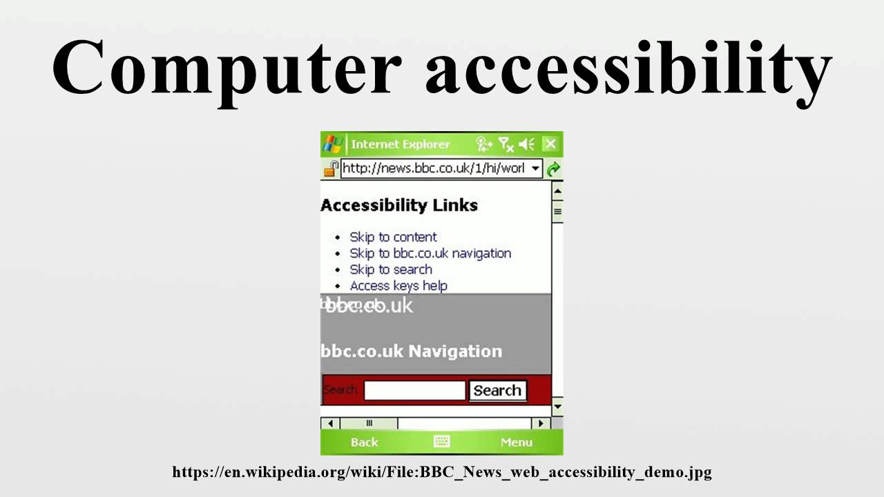 Computer Accessibility YouTube Computer Accessibility YouTube