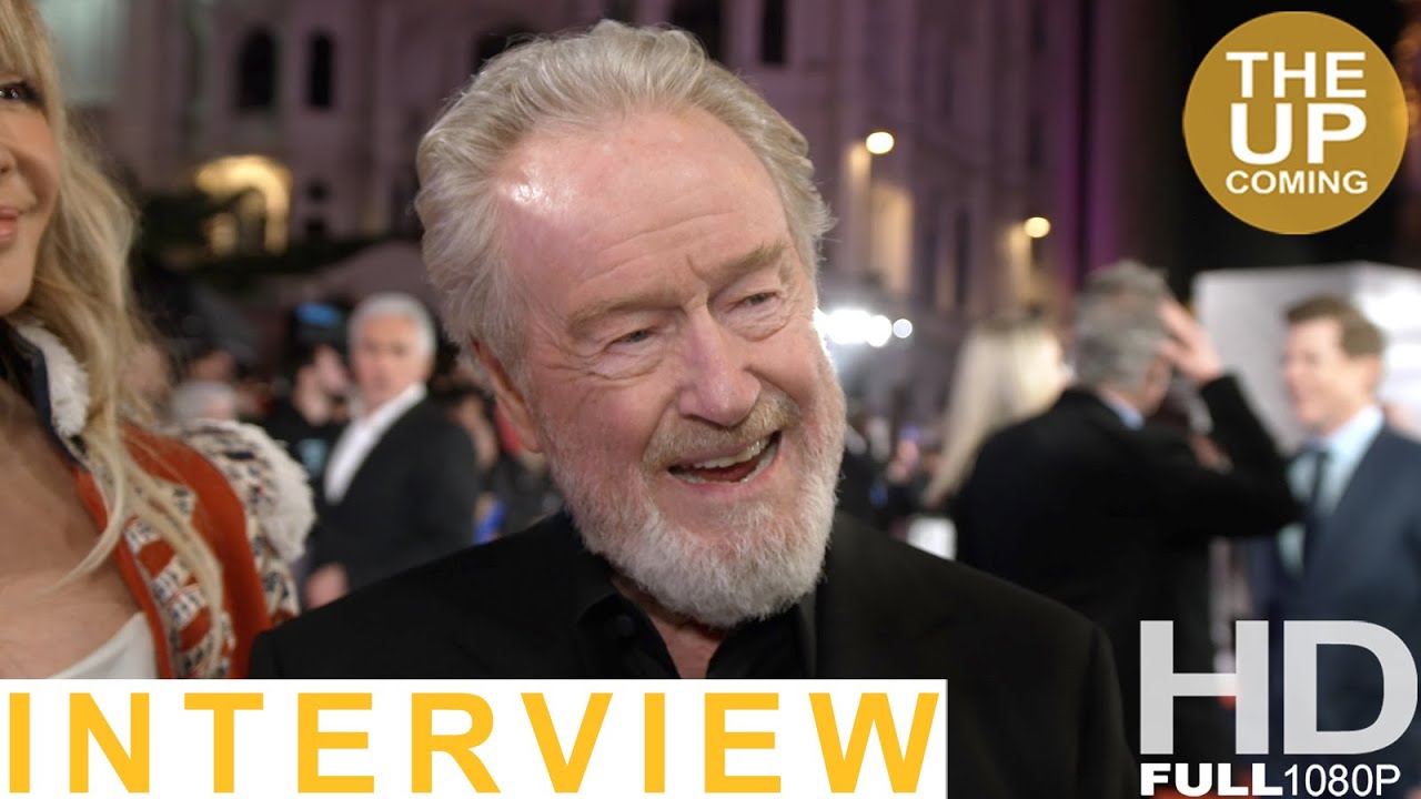 Ridley Scott interview on Napoleon at London premiere - YouTube