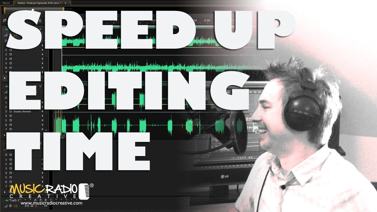 Speed Up Audio In Adobe Audition (Cut Editing Time In Half) - YouTube