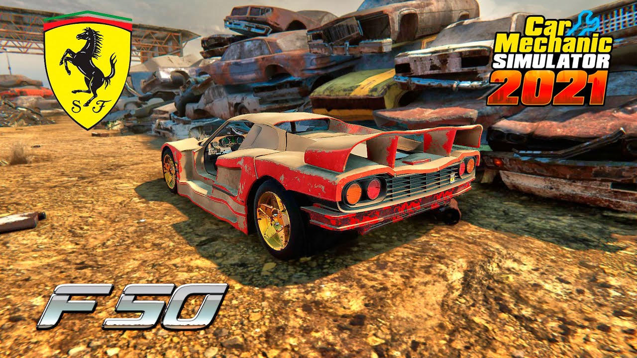 Ferrari F50 (Arezzo Cortona) restoration - Car Mechanic Simulator 2021 ...