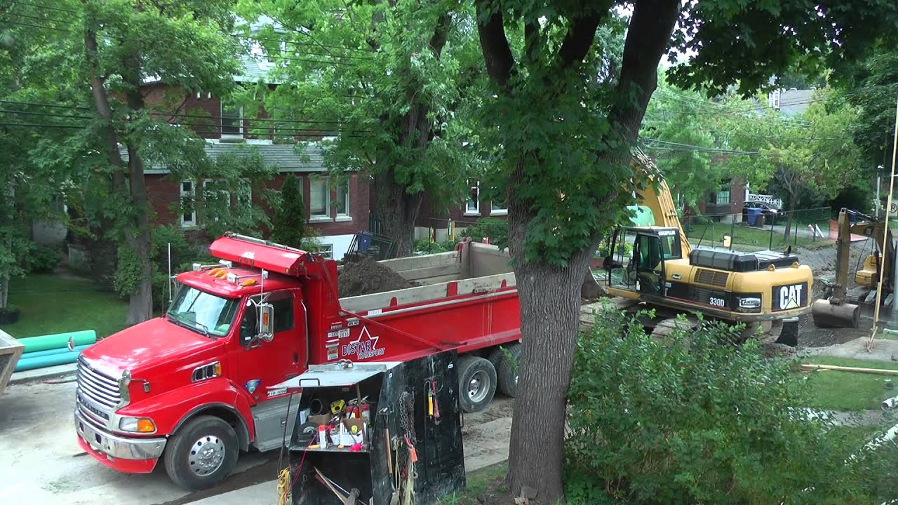 road construction stop motion Aug 28 2014 - YouTube