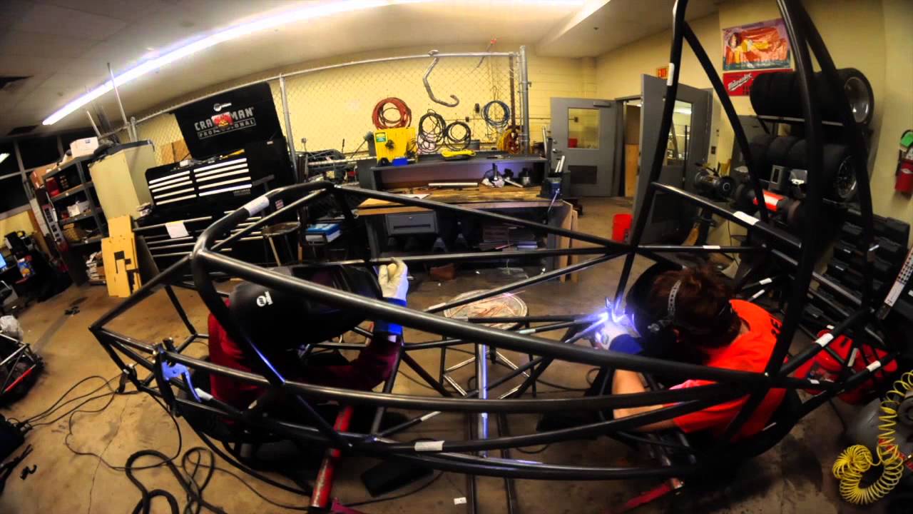 Temple University SAE Frame Welding 2015 - YouTube