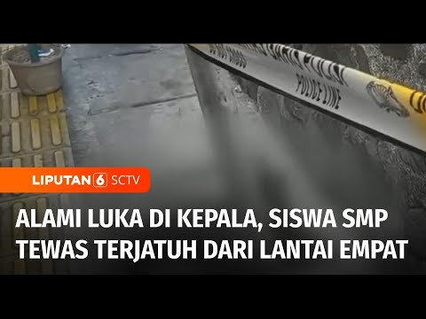 Ditemukan Tergeletak di Gang Belakang Sekolah, Siswa SMP Tewas Terjatuh dari Lantai 4 | Liputan 6