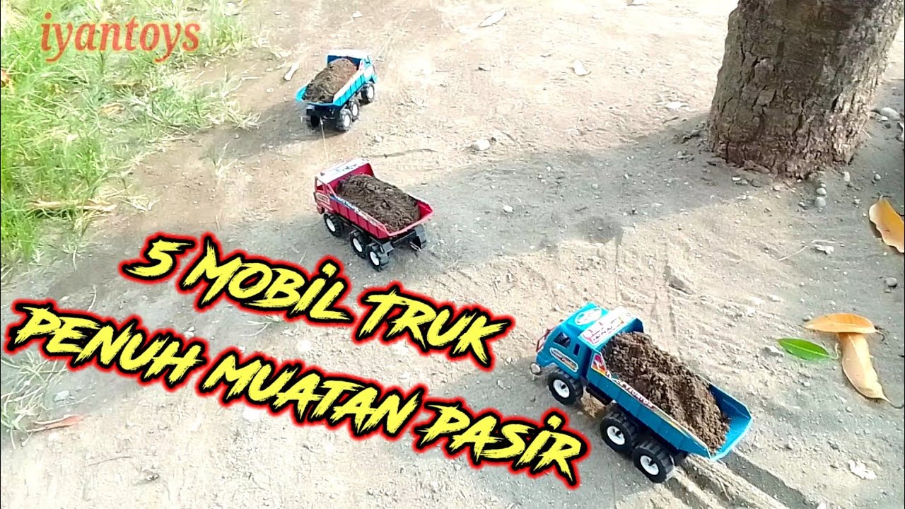 Mobil truk gandeng 5 Unit Mobil truk gandeng Muatan pasir SERU BANGET ...