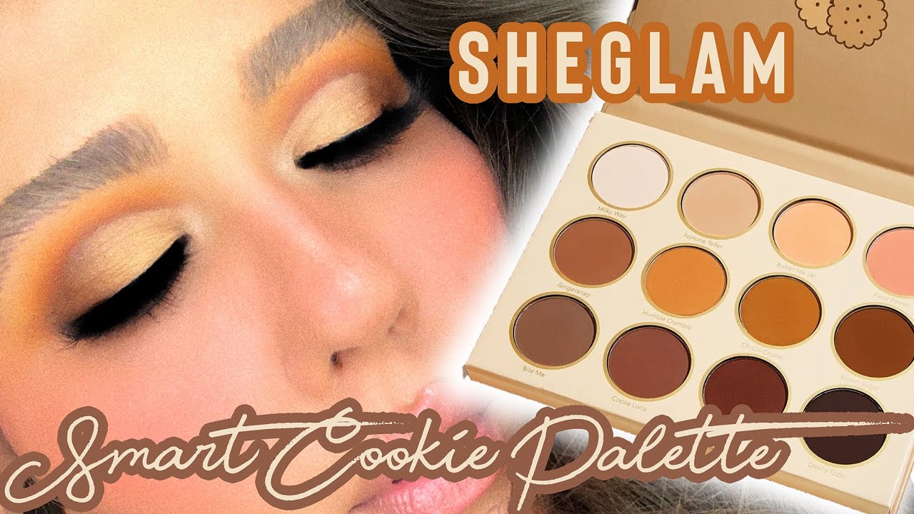 SHEIN/SHEGLAM NEW "SMART COOKIE PALETTE" || TUTORIAL & FIRST IMPRESSIONS - YouTube