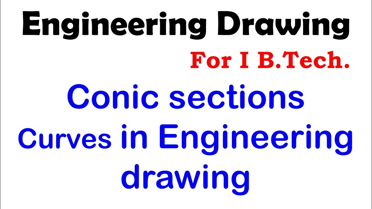 Introductio to Conic sections Curves in #Engineering #drawing for First ...