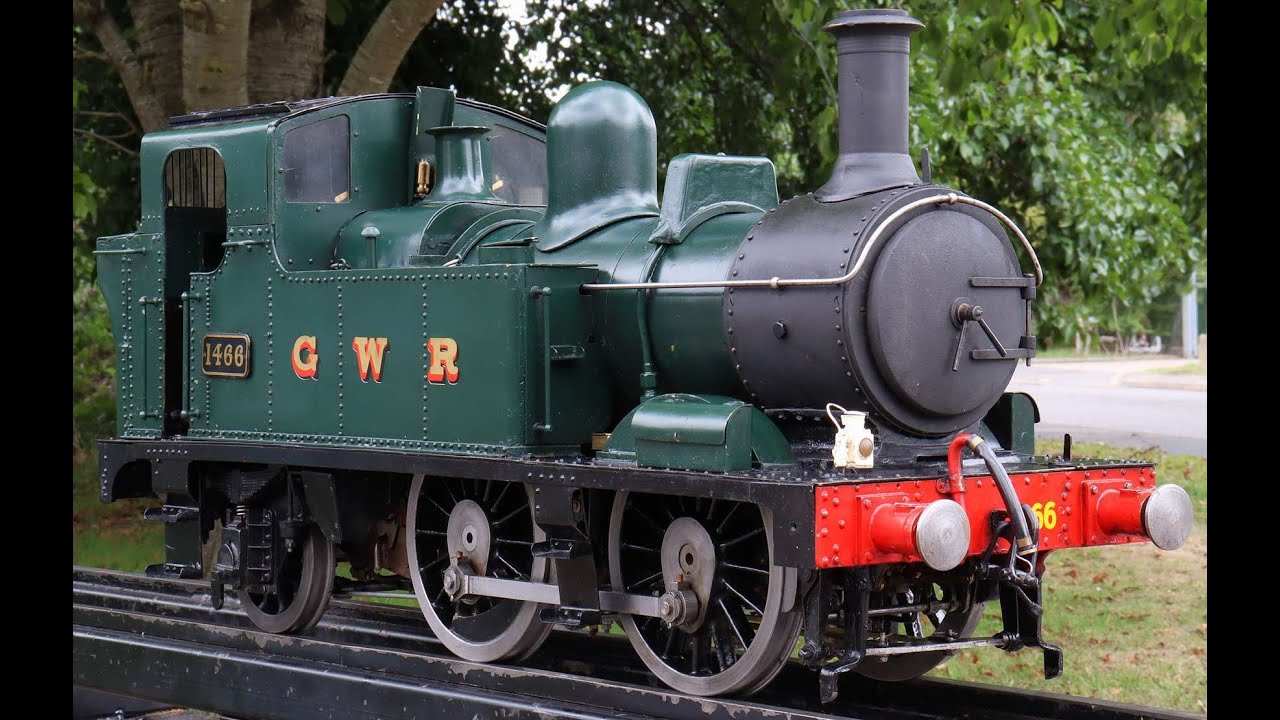 5 inch gauge GWR 14XX 0-4-2T - YouTube
