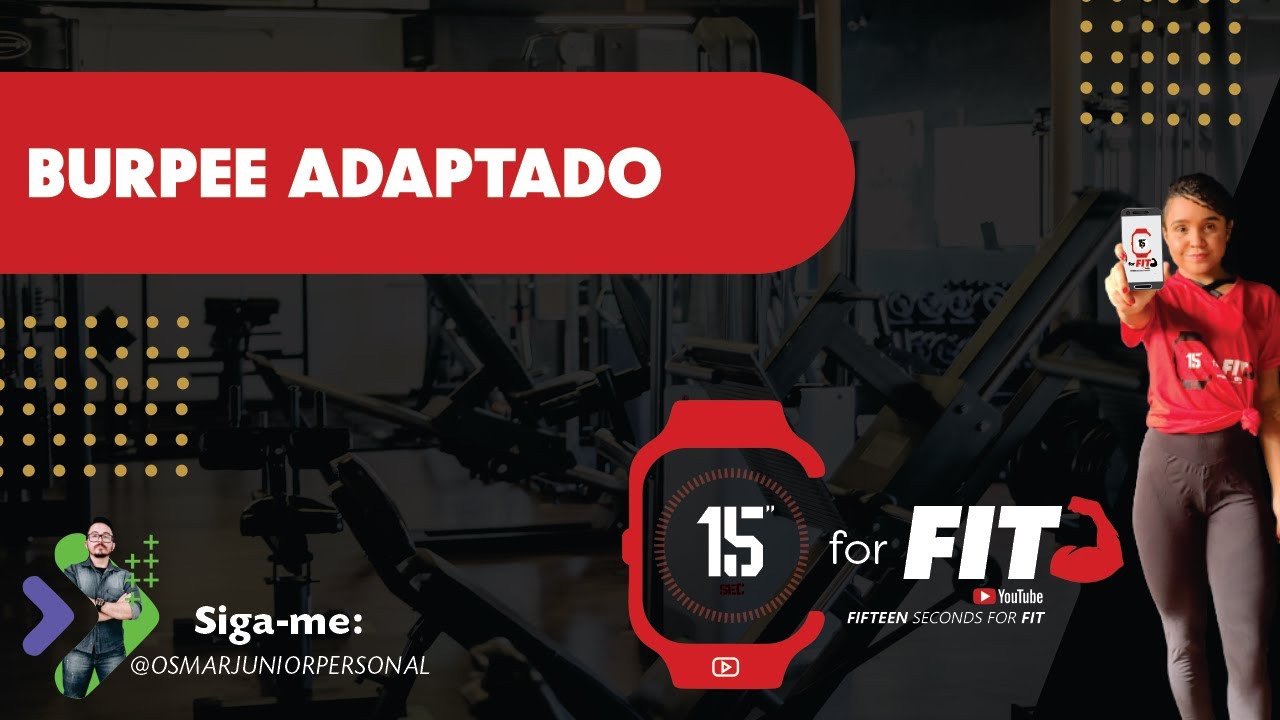 BURPEE ADAPTADO NA CADEIRA | MODIFIED CHAIR BURPEE - YouTube
