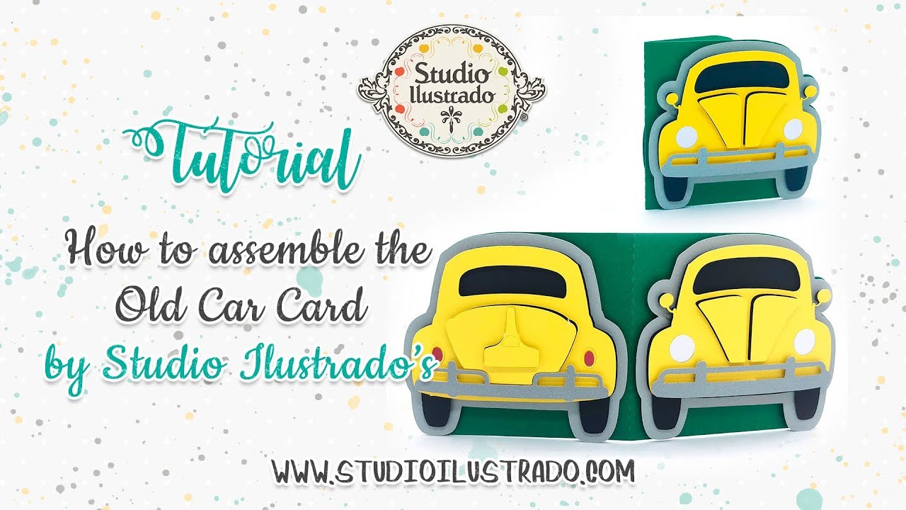 How to assemble the Old Car Card by Studio Ilustrado - YouTube
