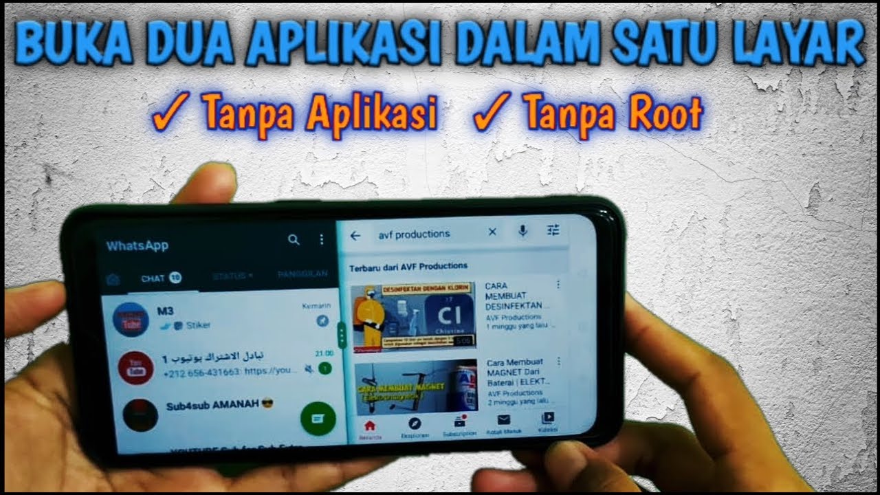 Cara Membuat Layar Hp jadi 2 | TUTORIAL ANDROID - YouTube