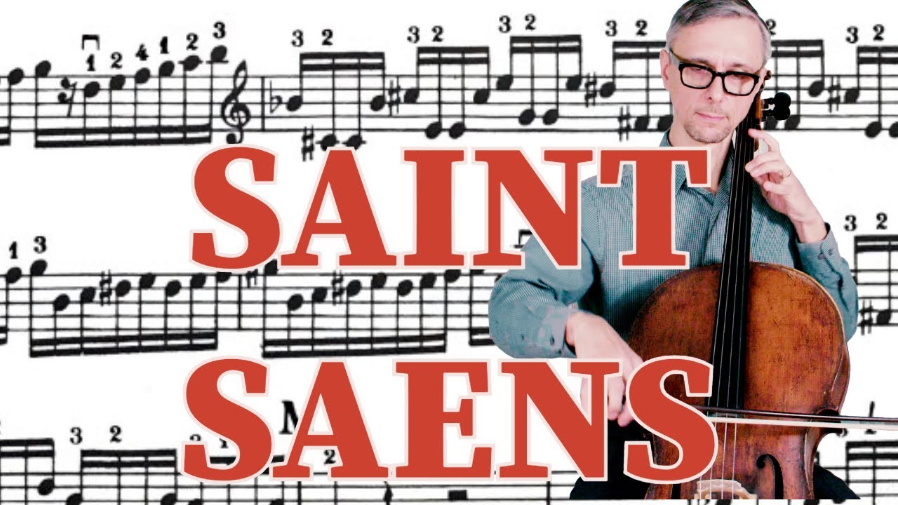 Saint Saens Cello Concerto 3rd Movement | Lesson - Tutorial - YouTube