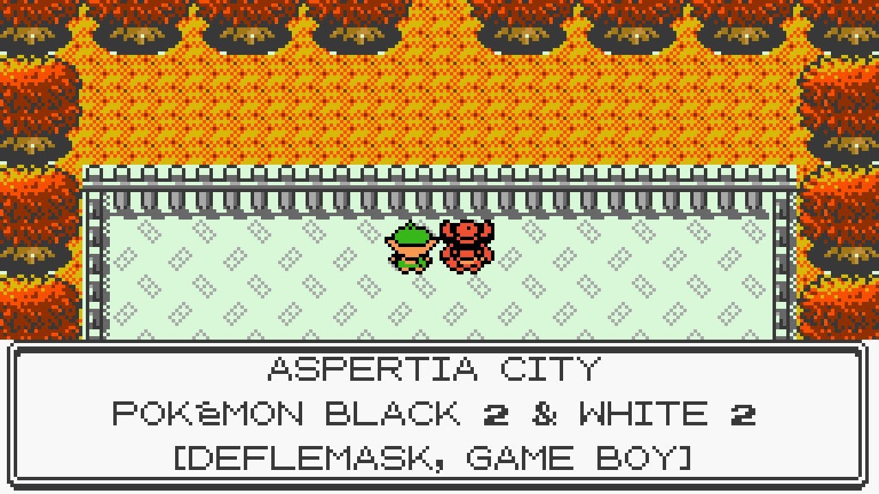 Aspertia City (Pokémon Black 2 & White 2) [8-bit, Game Boy] - YouTube