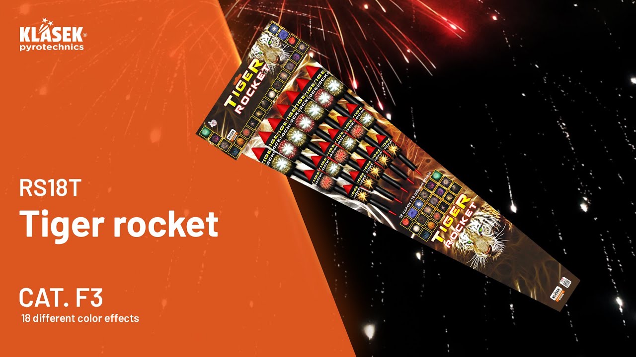 RS18T Tiger rocket | Klasek pyrotechnics - YouTube