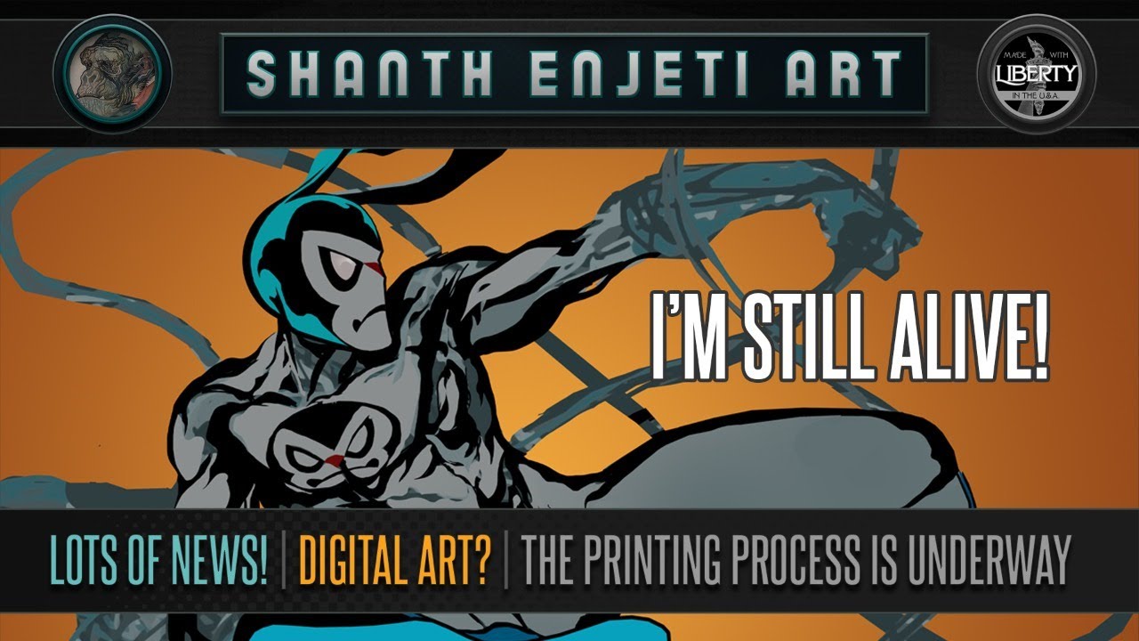 🔴 LIVE! Update! Trackpad Painting & Chat! SHANTH ENJETI ART! - YouTube