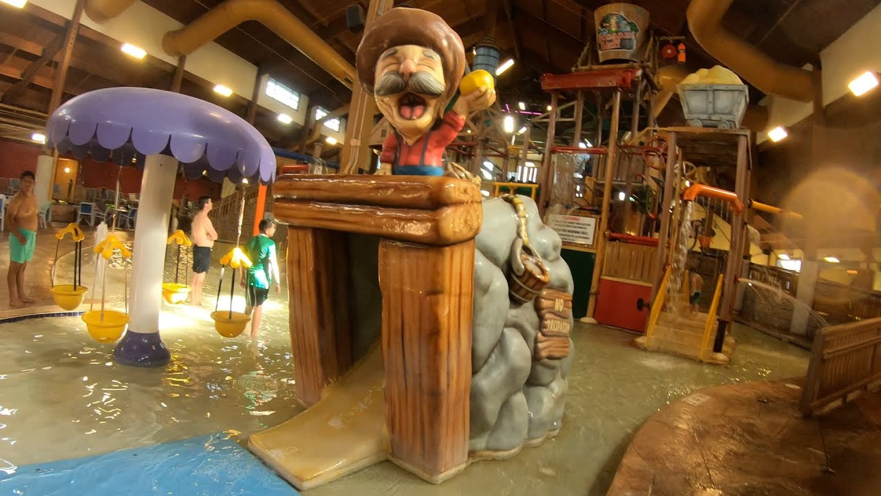 Bonanza Bluff - Miner Slide | Wilderness Resort Wisconsin Dells - YouTube