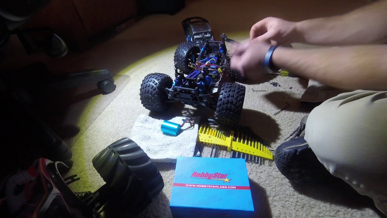 Rc Repair, replacing a bruchless motor on 1/10 Exceed Rc - Infinitive ...