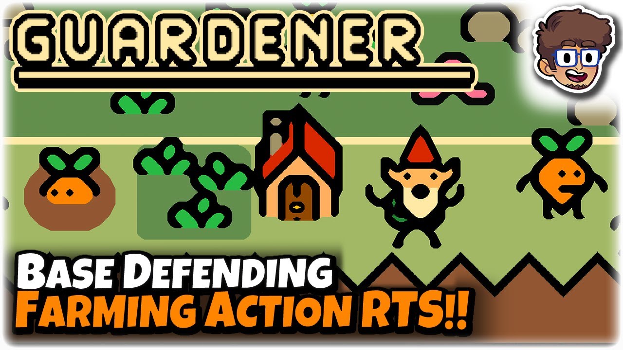 Base Defending Farming Action RTS from Stacklands Team! | Let's Try Guardener - YouTube