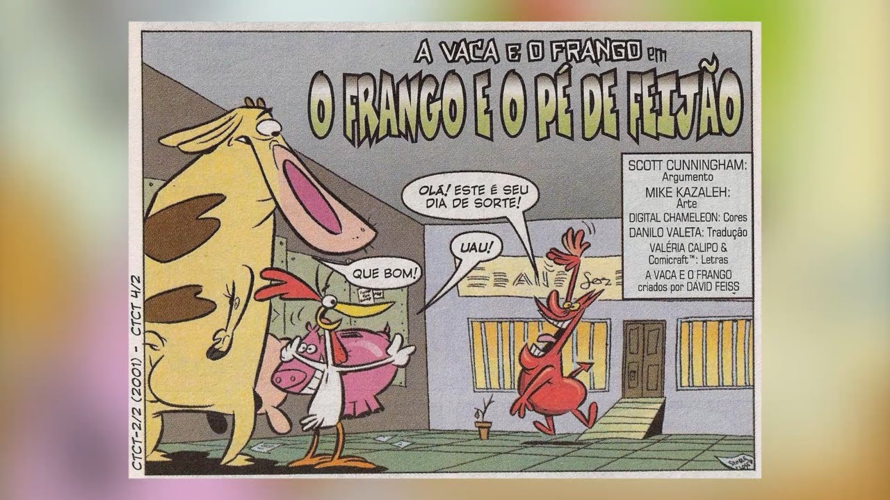 A Vaca e o Frango em O Frango e o Pé de feijão - YouTube